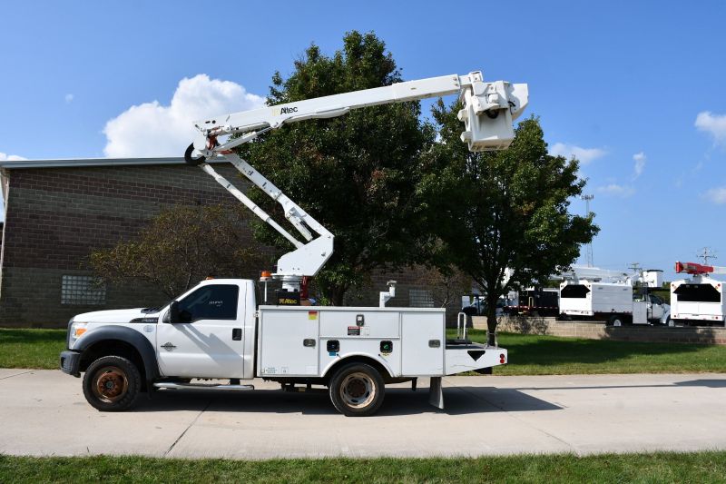 2015 FORD F550 4X4 12FT ALTEC UTILITY BODY 45 FT WORK HEIGHT ALTEC ...