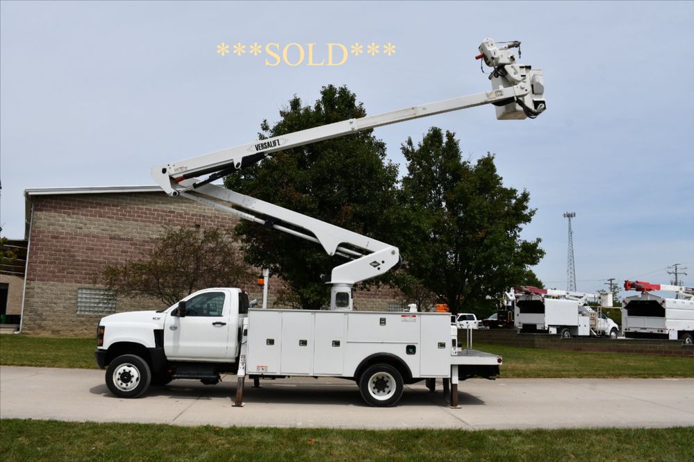 2020 INTERNATIONAL CV515 4X4, 14' UTILITY BODY, 57' WORK HEIGHT ...