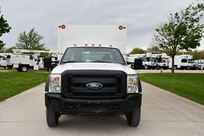 2015 FORD F550 4X4 EXTENDED CAB 11 FT ARBORTECH CHIP BODY