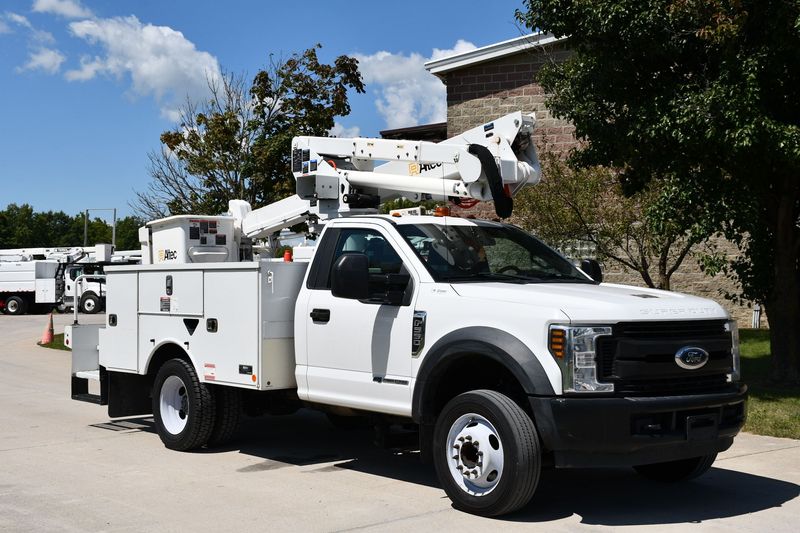 2019 FORD F550 12 FT ALTEC UTILITY BODY 42 FT WORK HEIGHT ALTEC AT37G ...